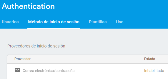 Tema: Sección 22: Autenticación con correo electrónico Firebase | Internet de las cosas ...